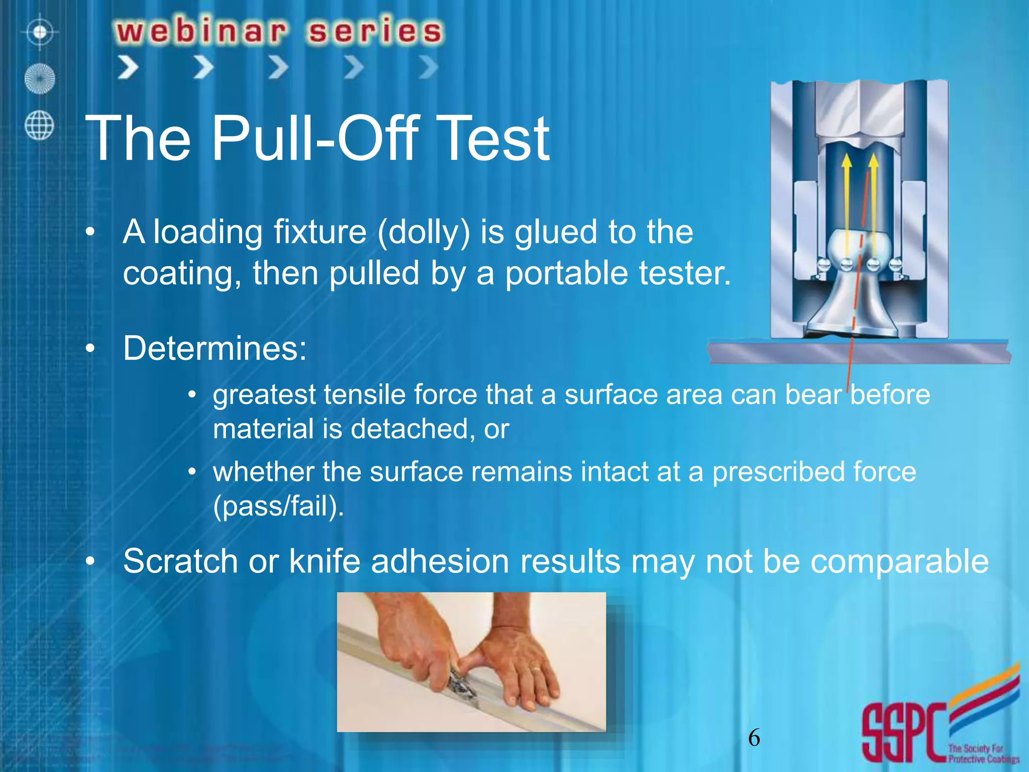 Adhesion Test Pull Off Adhesion Testings Ppt Chemistry Science