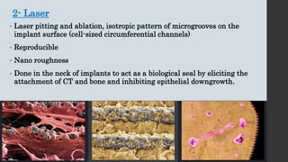 Adhesion to titanium implants in dentistry | PPTX