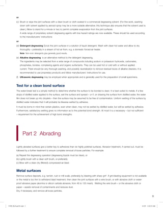 Adhesive Bonding Surface Preparation and Pretreatments | PDF