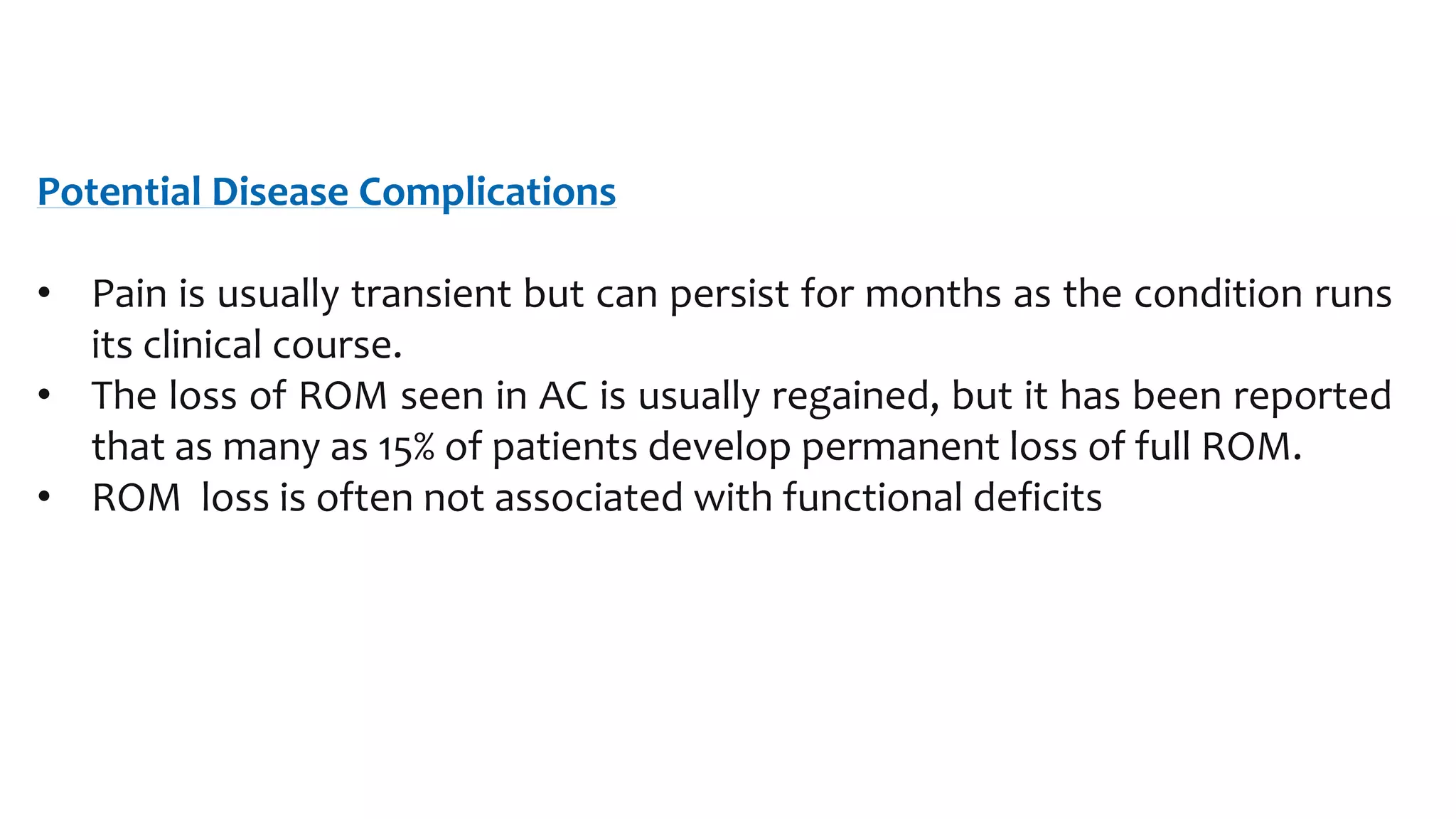 Adhesive capsulitis | PPTX