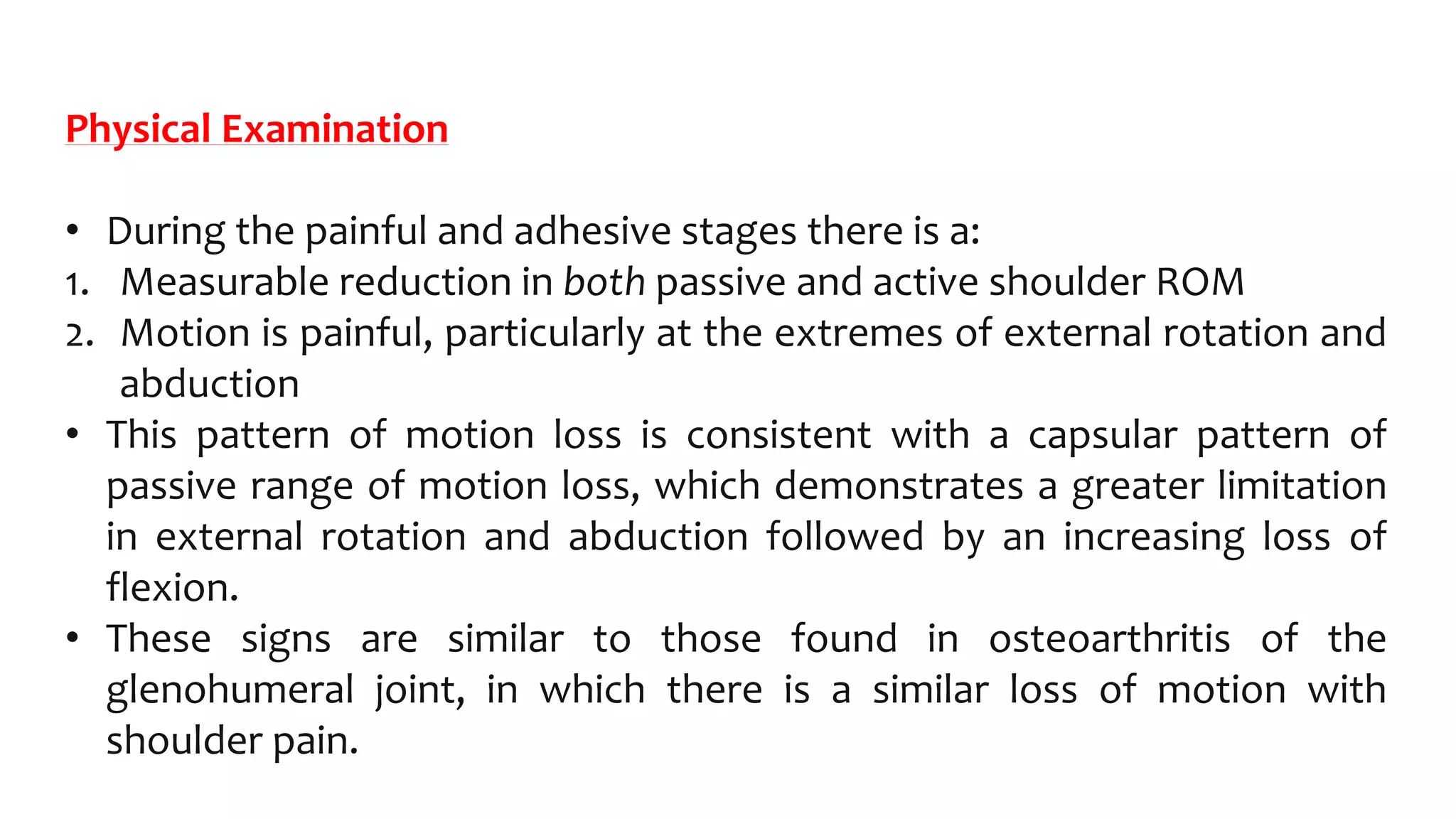 Adhesive capsulitis | PPTX