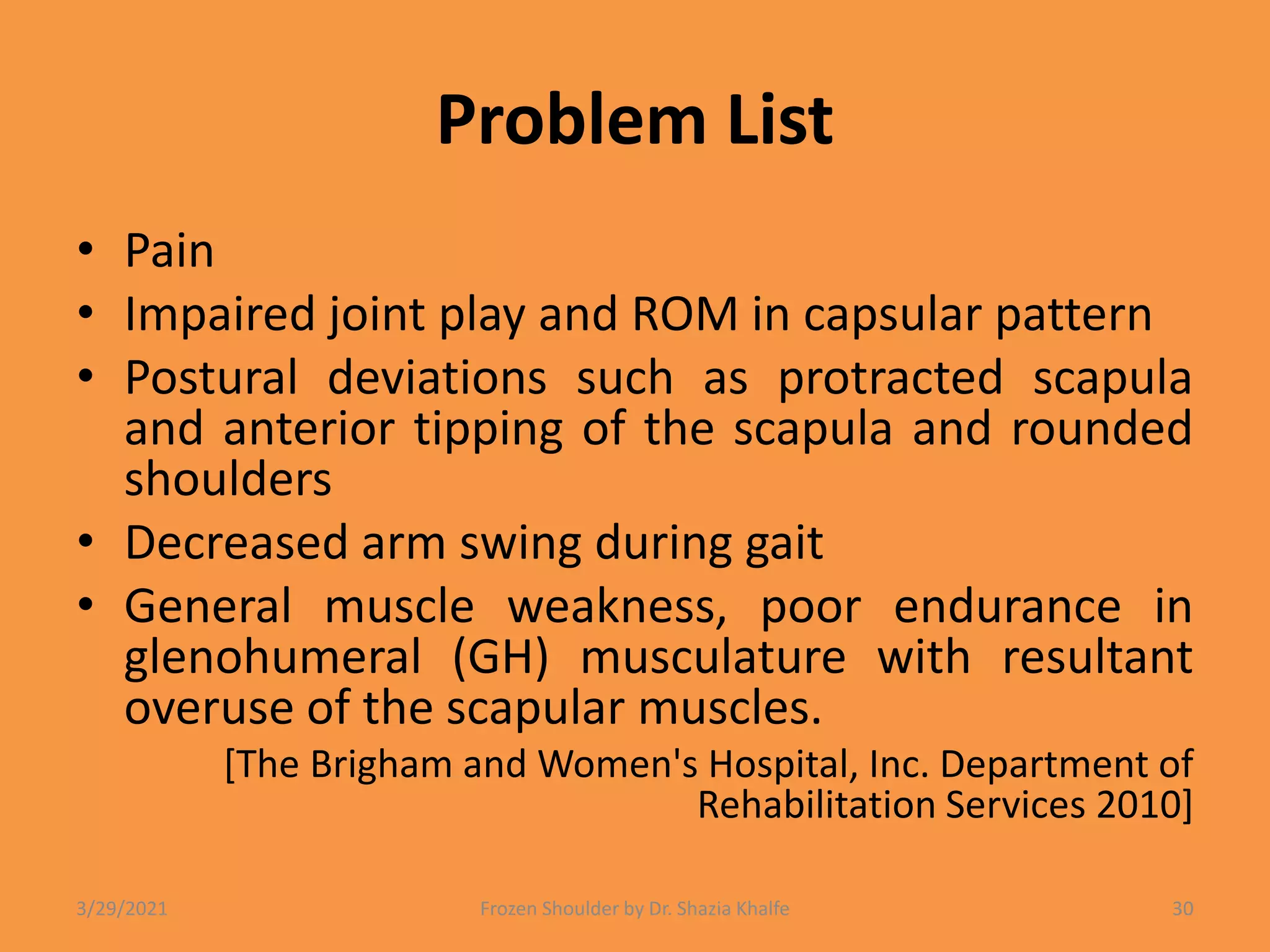 Adhesive Capsulitis | PPTX