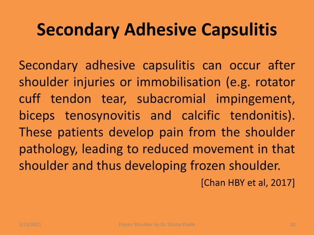Adhesive capsulitis | PDF | Physical Therapy | Wellness