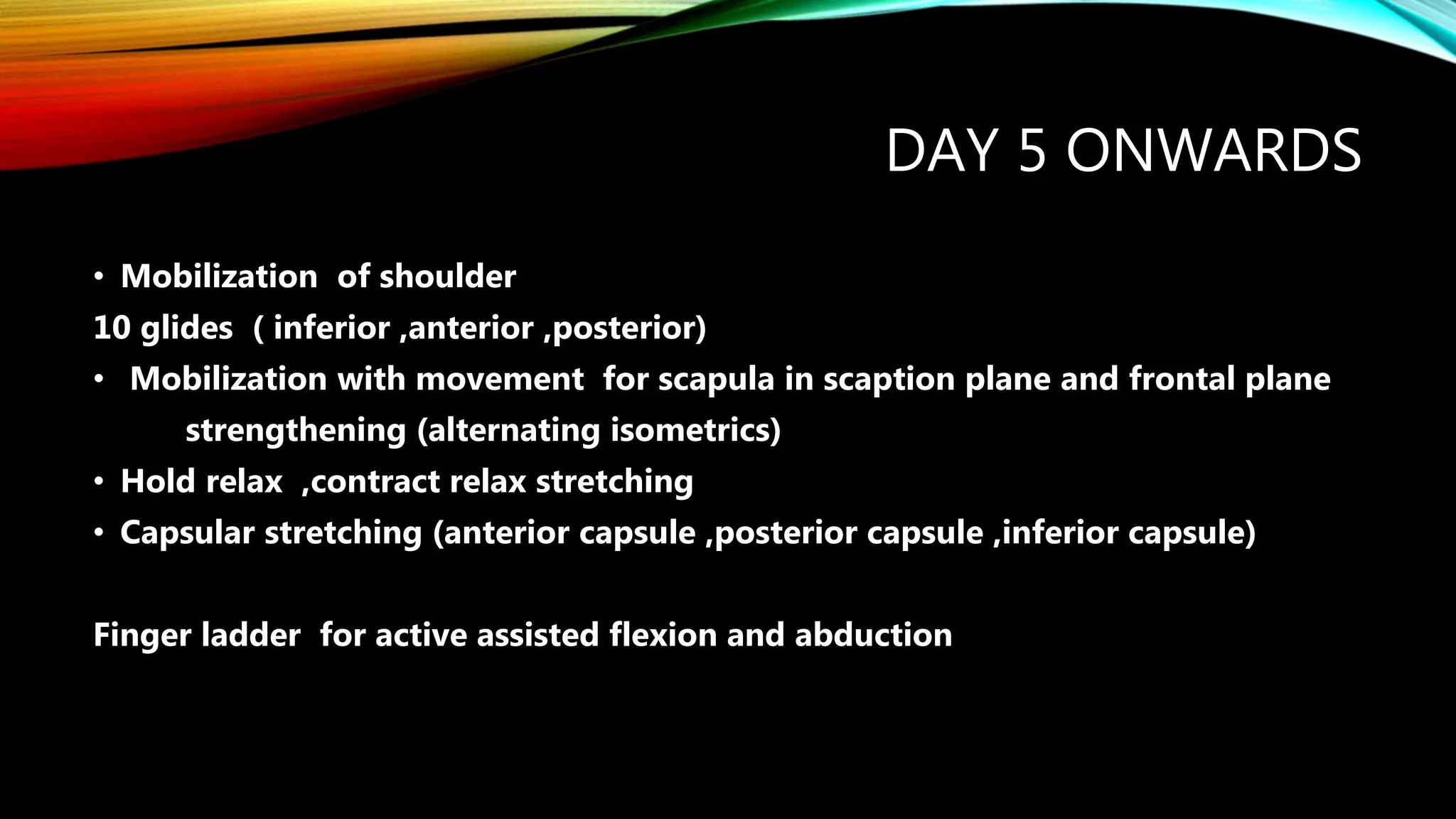 Adhesive capsulitis case presentation physiotherapy | PPTX