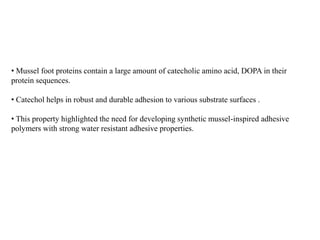 Adhesive proteins | PPT