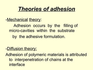 Adhesives | PPT