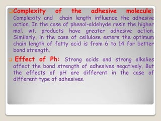 Adhesives | PPTX