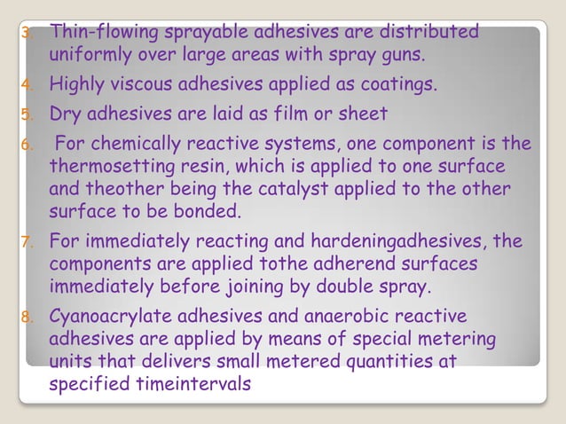 Adhesives | PPTX