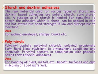 Adhesives | PPTX