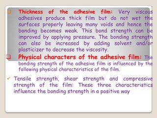 Adhesives | PPTX