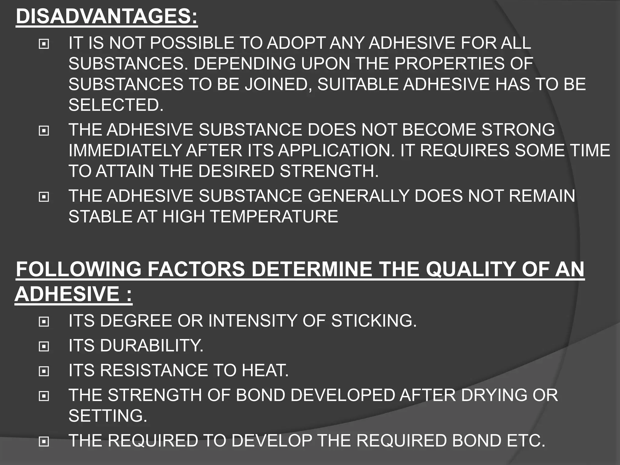 Adhesives | PPT