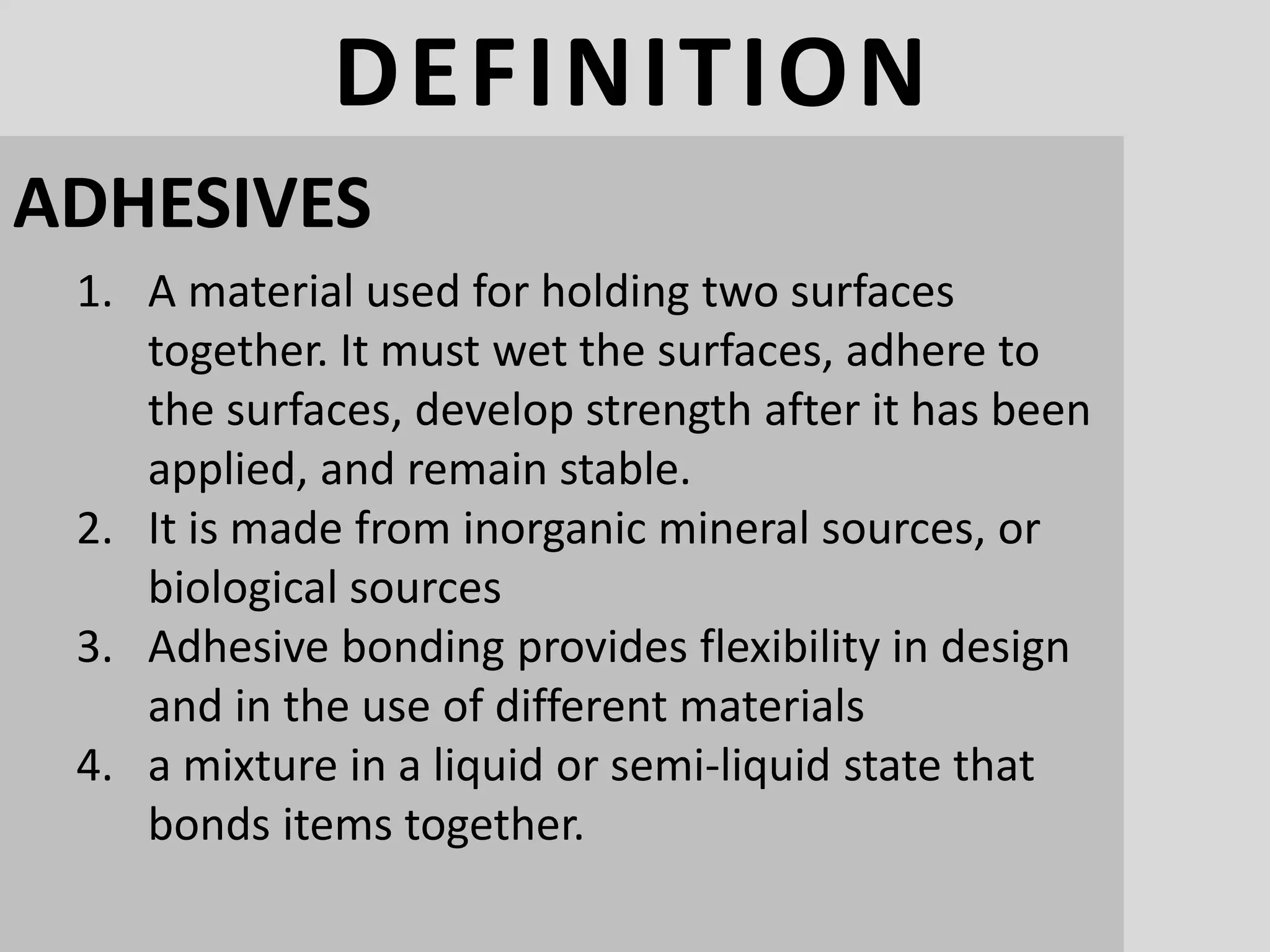 BM Adhesives and sealants | PPTX