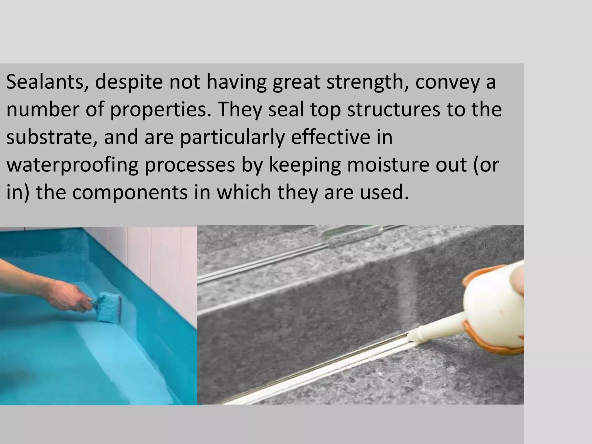 BM Adhesives and sealants | PPTX