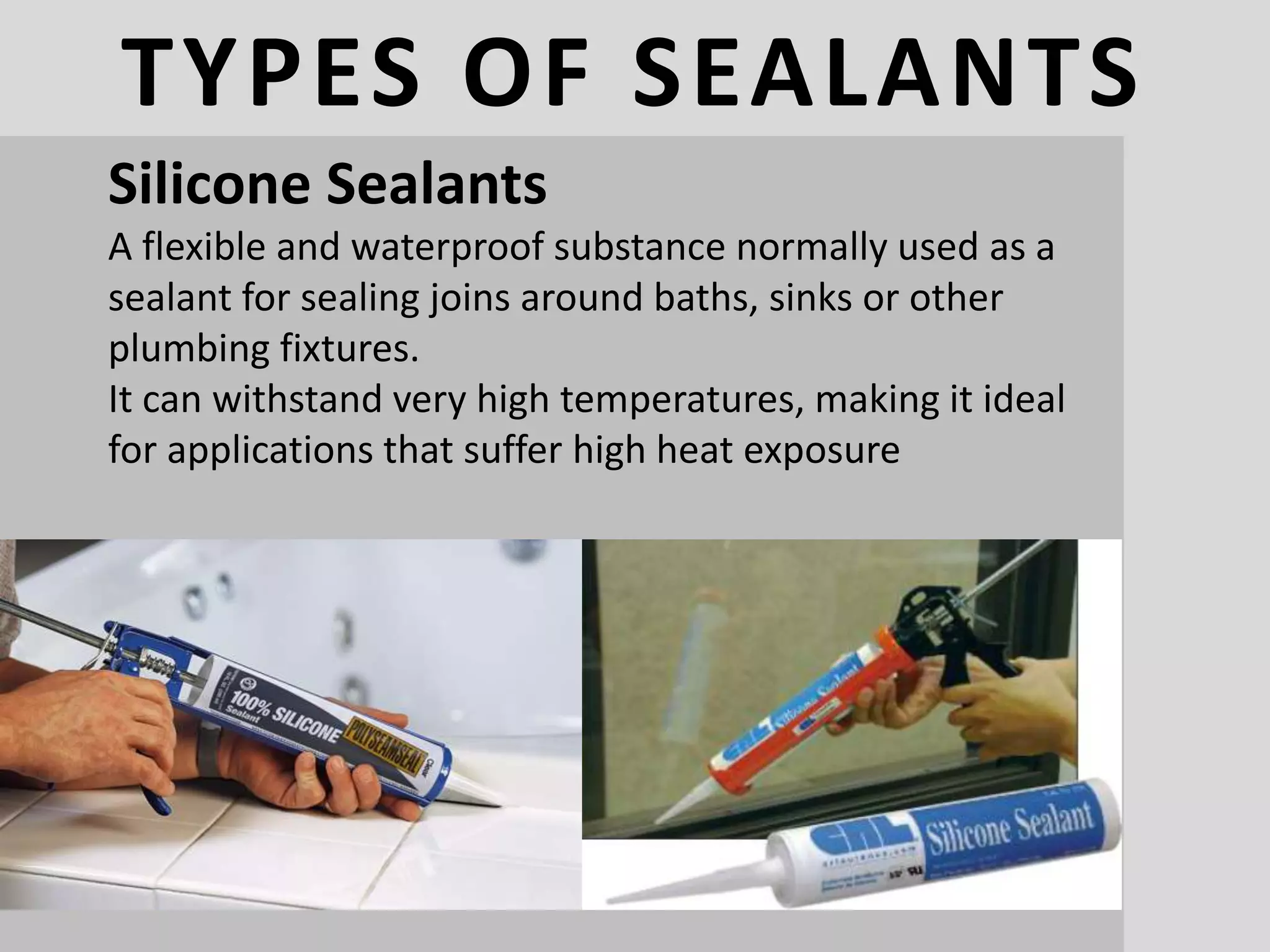 BM Adhesives and sealants | PPTX
