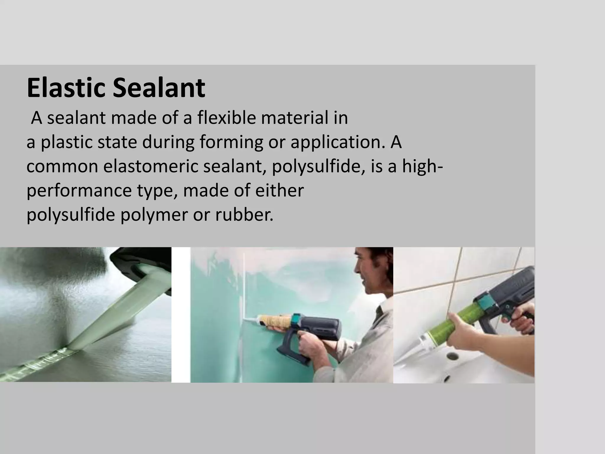 BM Adhesives and sealants | PPTX