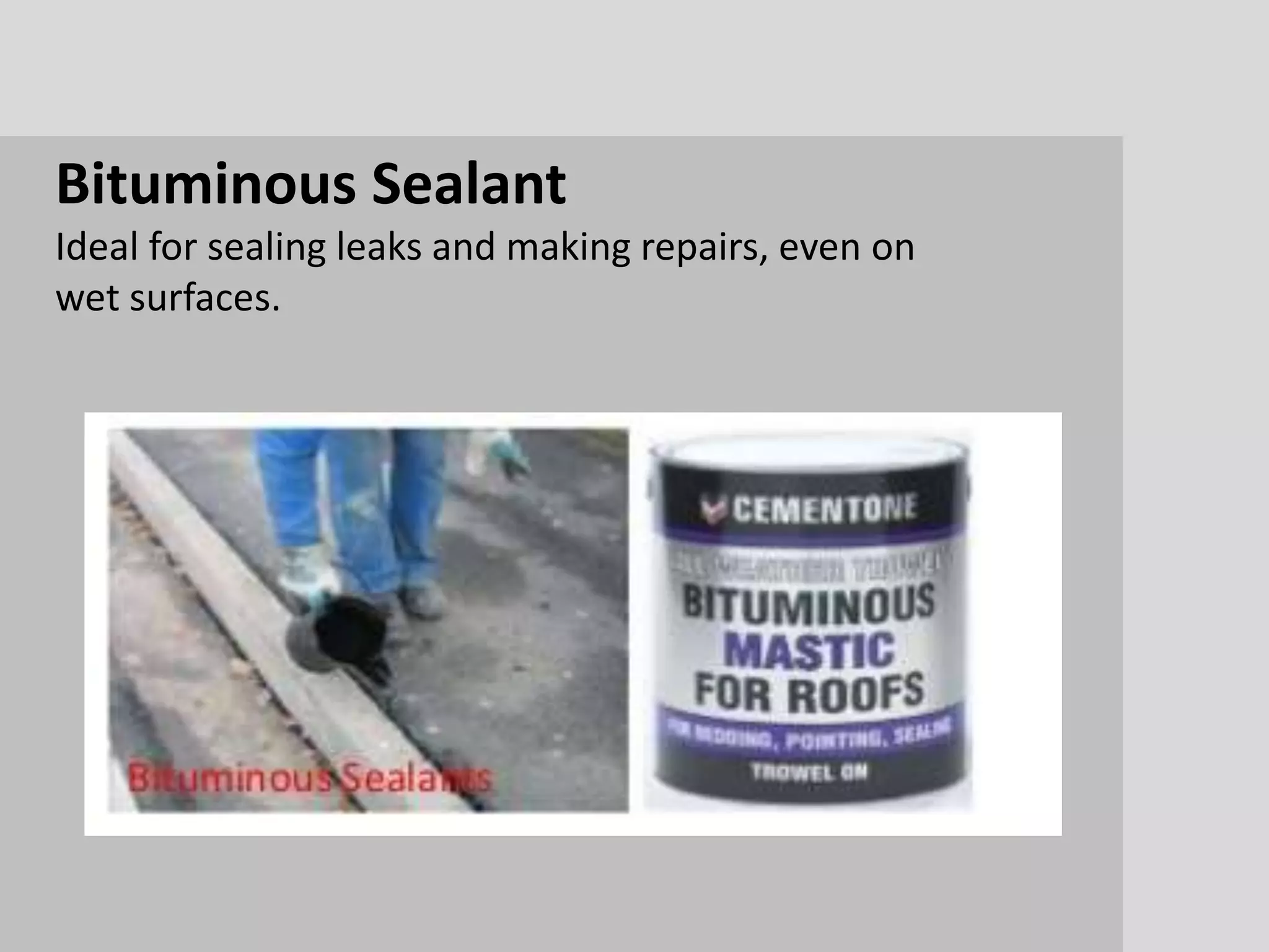 BM Adhesives and sealants | PPTX