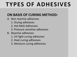 BM Adhesives and sealants | PPTX