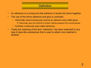 what is glue | PDF | Chemistry | Science