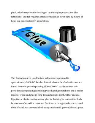 Adhesives glue and gum | PDF