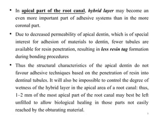 Adhesives in endodontics | PPTX