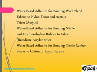 Adhesives Properties and Formulation | PPTX