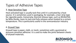 Adhesive tapes | PPTX