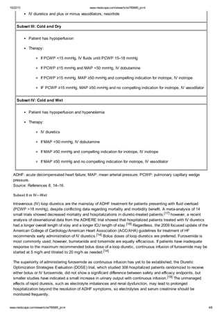 Acute Decompersated Heart Failure | PDF