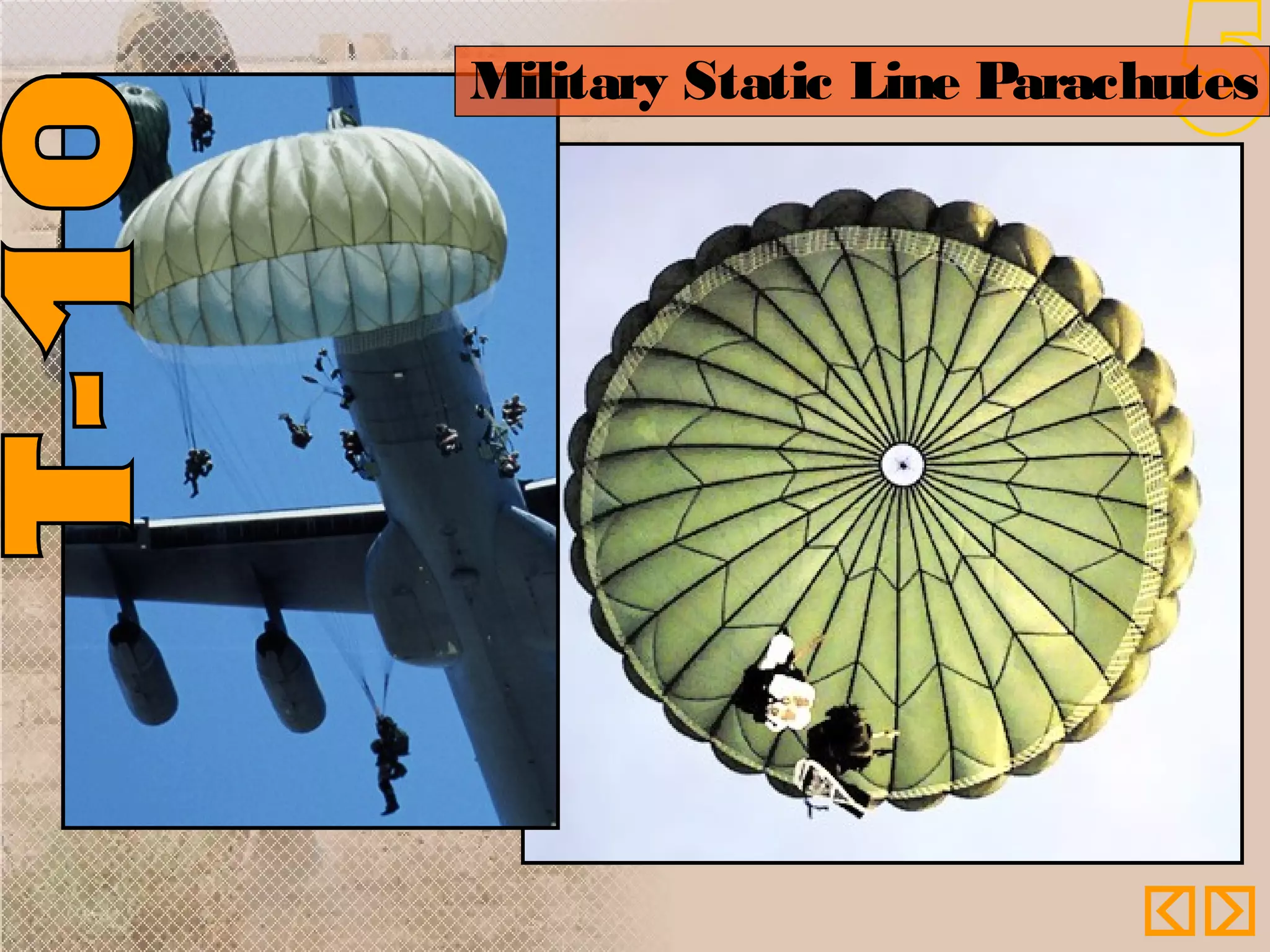 Military Parachute Pack | PPT