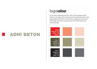 Adhi beton creating corporate identity | PPT