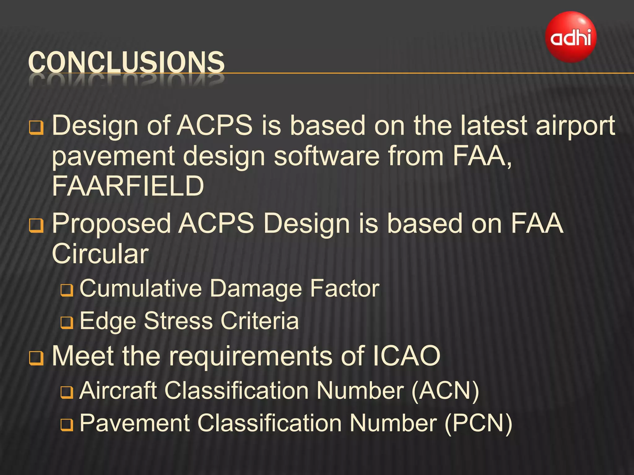 Adhi Concrete Pavement System (ACPS) | PPTX