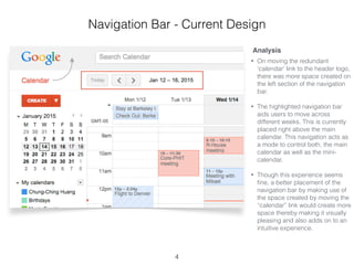 Google Calendar Redesign | PPT