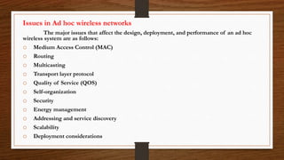 Ad Hoc.pptx | Computer Networking | Computing