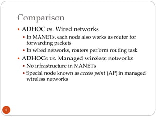 Adhoc and routing protocols | PPSX