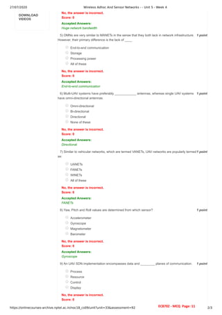adhoc and wireless sensor network nptel assignment answers (1).pdf