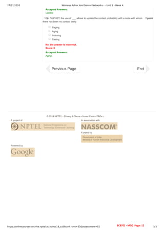 adhoc and wireless sensor network nptel assignment answers (1).pdf