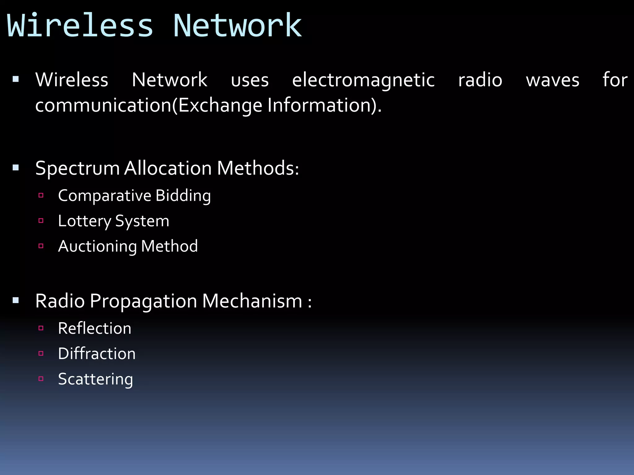 Adhoc Wireless Network | PPTX