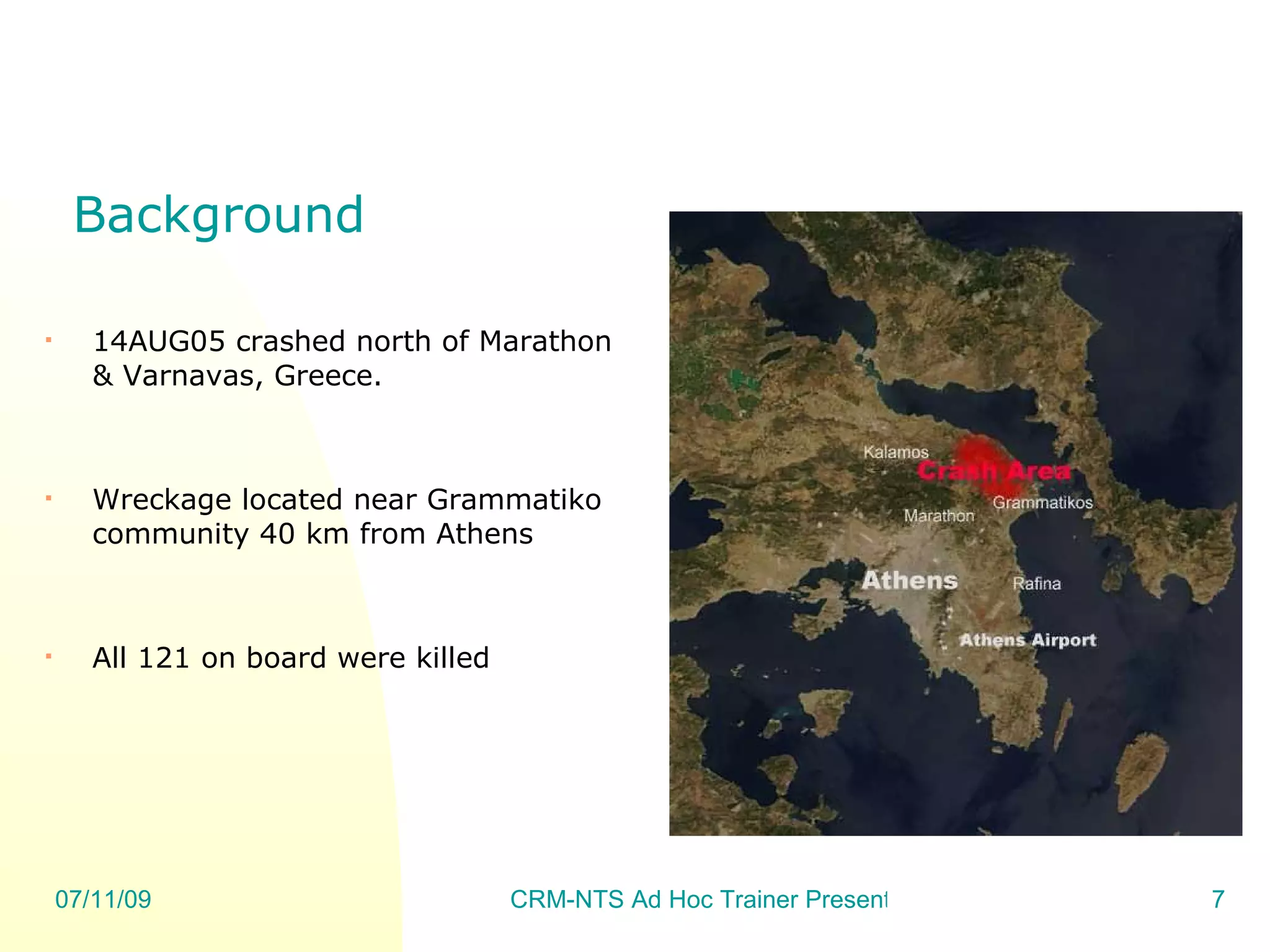 Helios Flight 522 Aircraft accident - SHEL factors | PPT