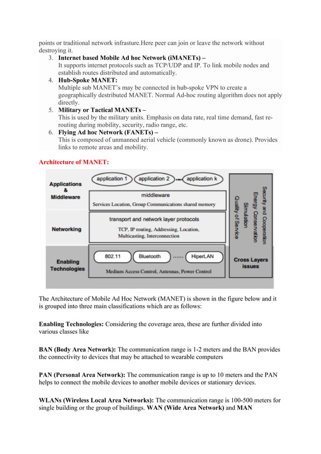 Adhoc module 1 Introduction | PDF | Computer Networking | Computing
