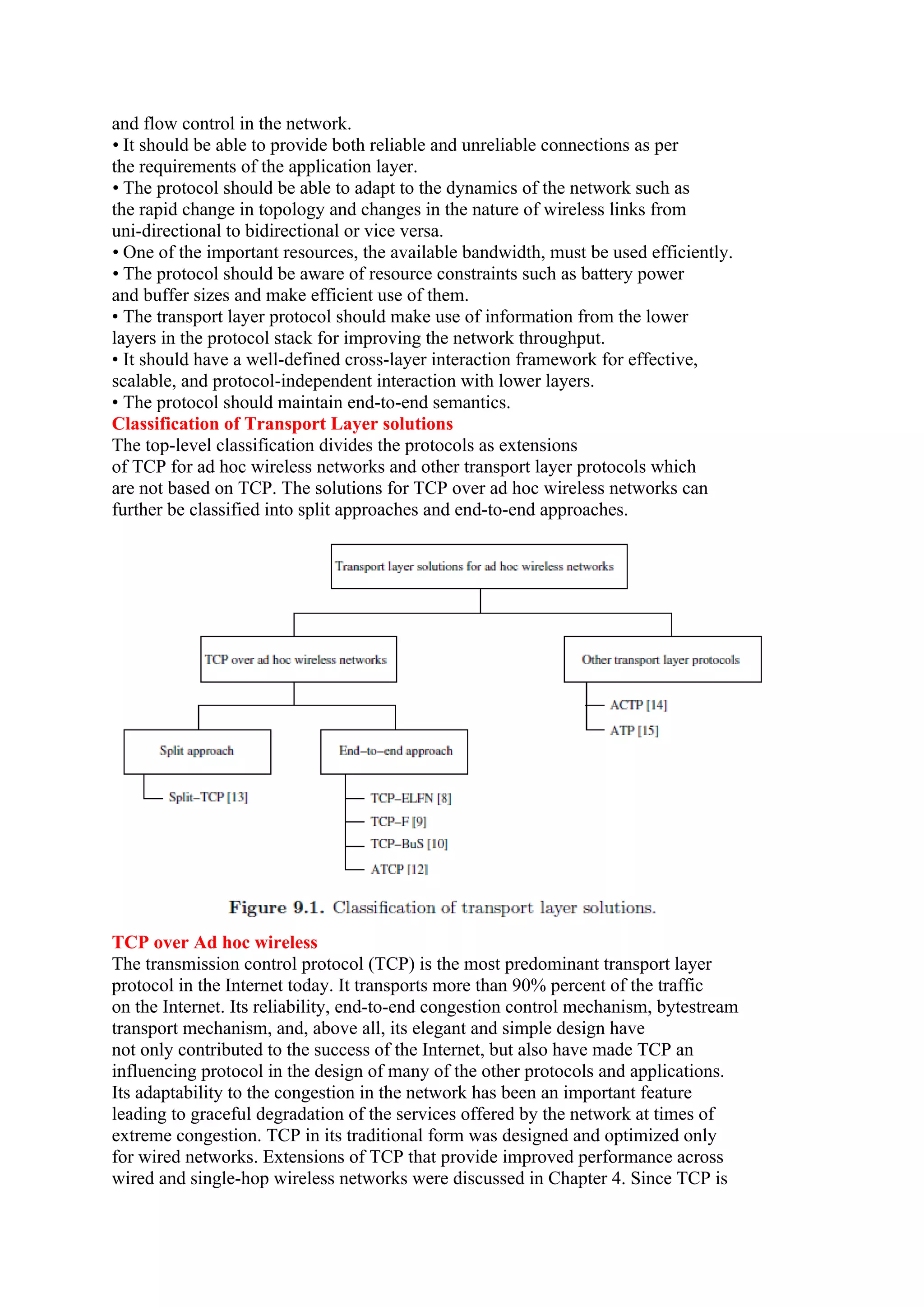 Module 3: Routing Protocols and Transport Layer in Ad-hoc Networks | PDF