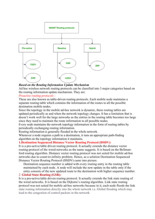 Module 3: Routing Protocols and Transport Layer in Ad-hoc Networks | PDF