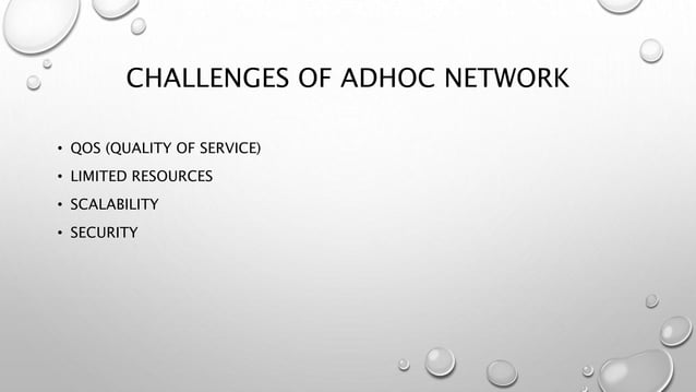 Adhoc network.pptx | Computer Networking | Computing