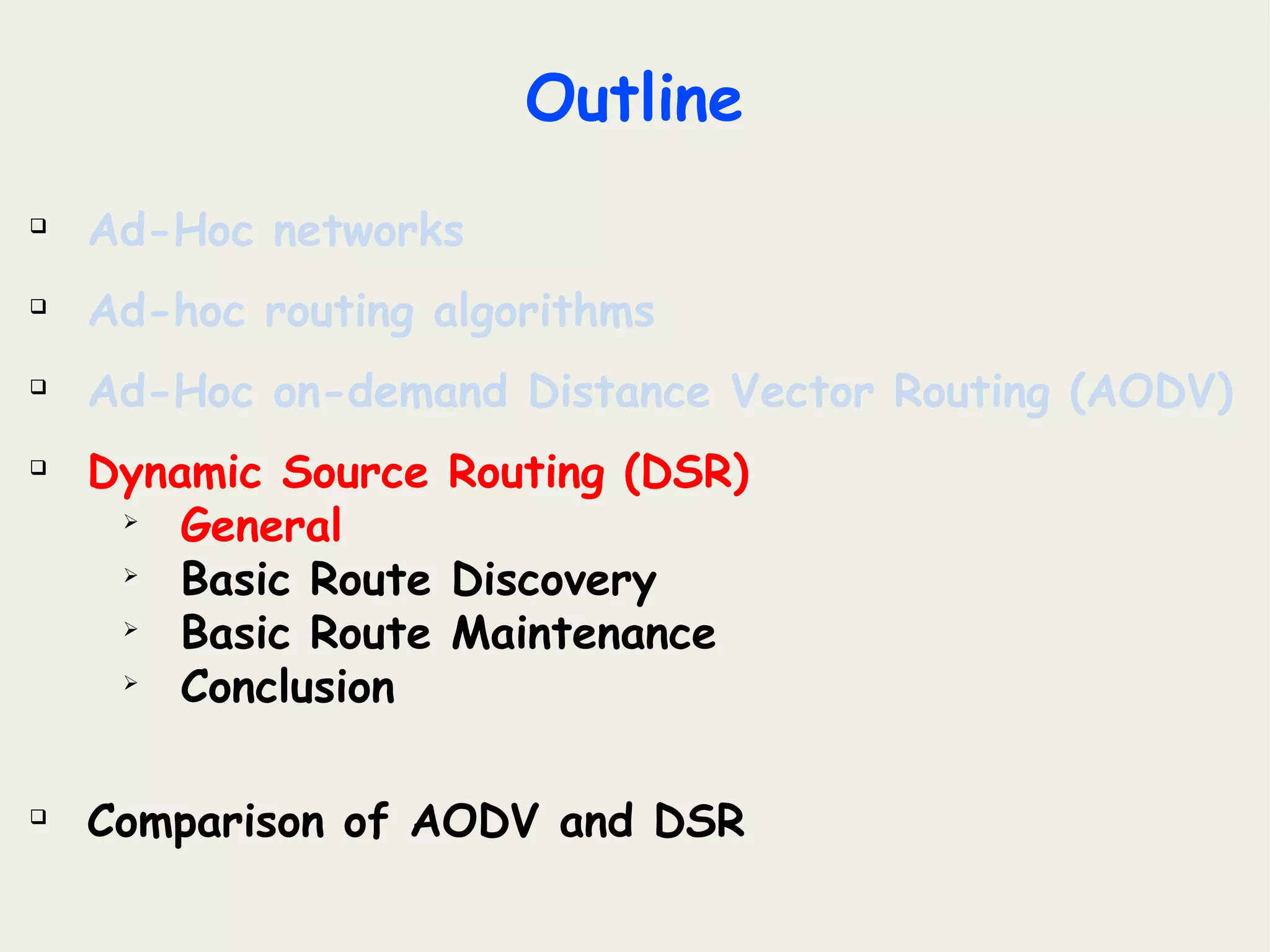 Adhoc Routing Protocols Ppt