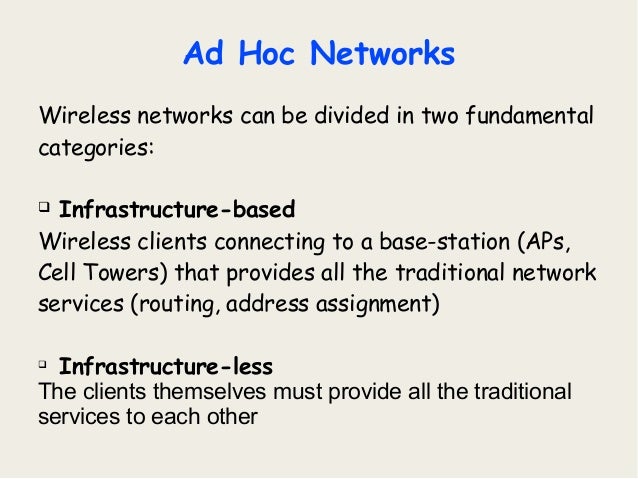 Adhoc Routing Protocols