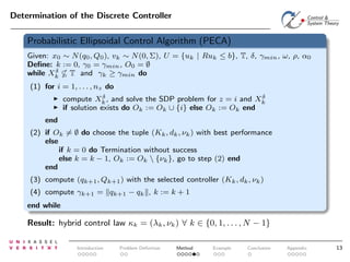 Robust Control of Uncertain Switched Linear Systems based on Stochastic Reachability | PPT