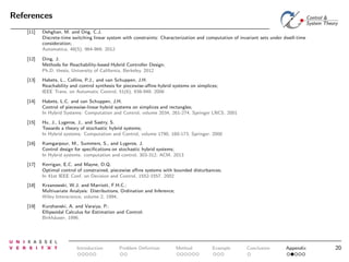 Robust Control of Uncertain Switched Linear Systems based on Stochastic Reachability | PPT