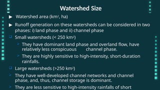 The Watershed and basin catchments .pptx