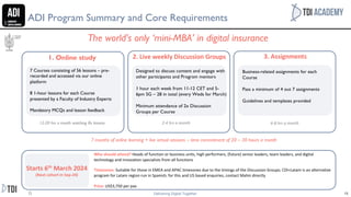 ADI Program Information Webinar | PDF