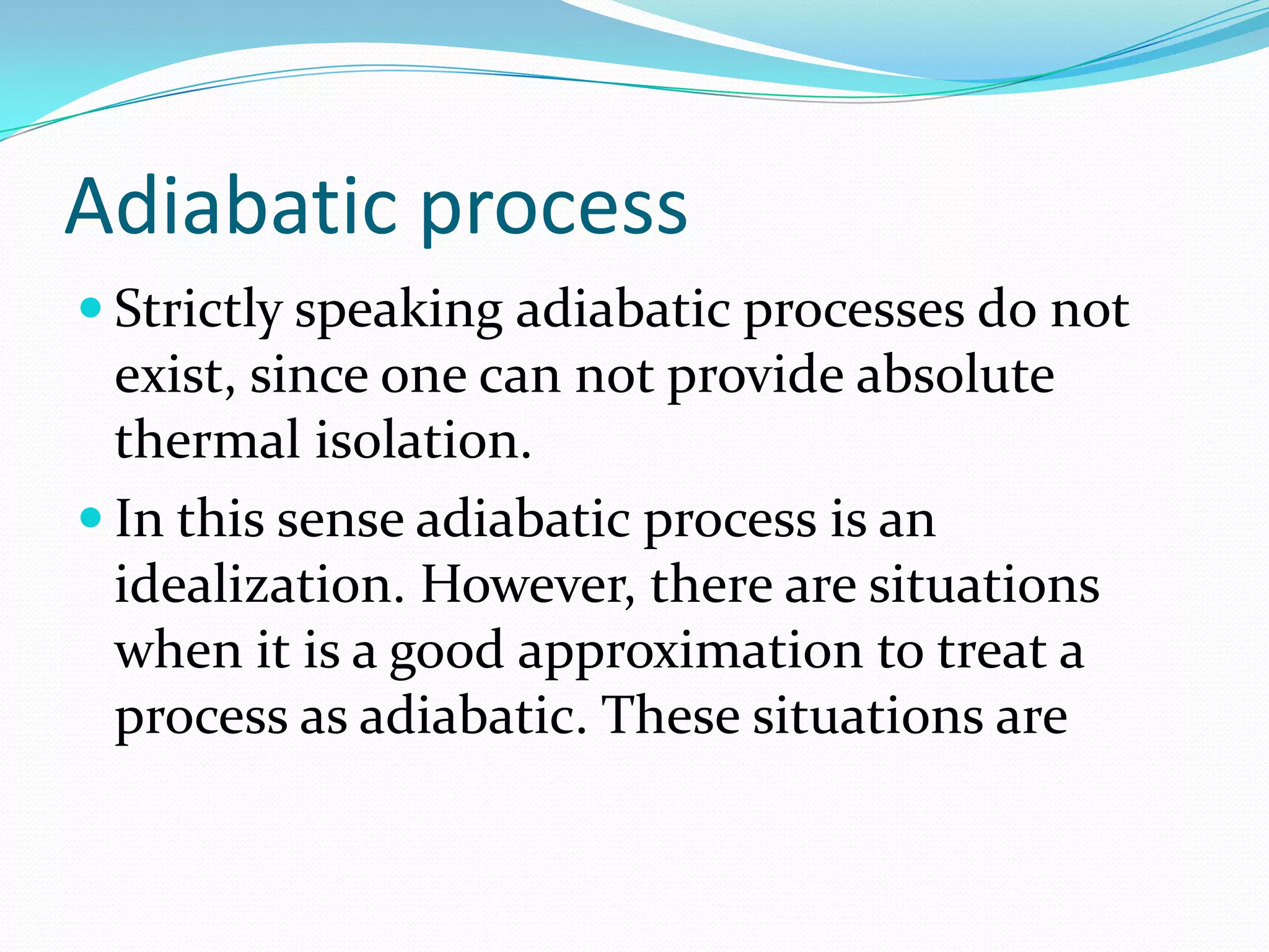 Adiabatic compresion and expansion of gases | PPTX