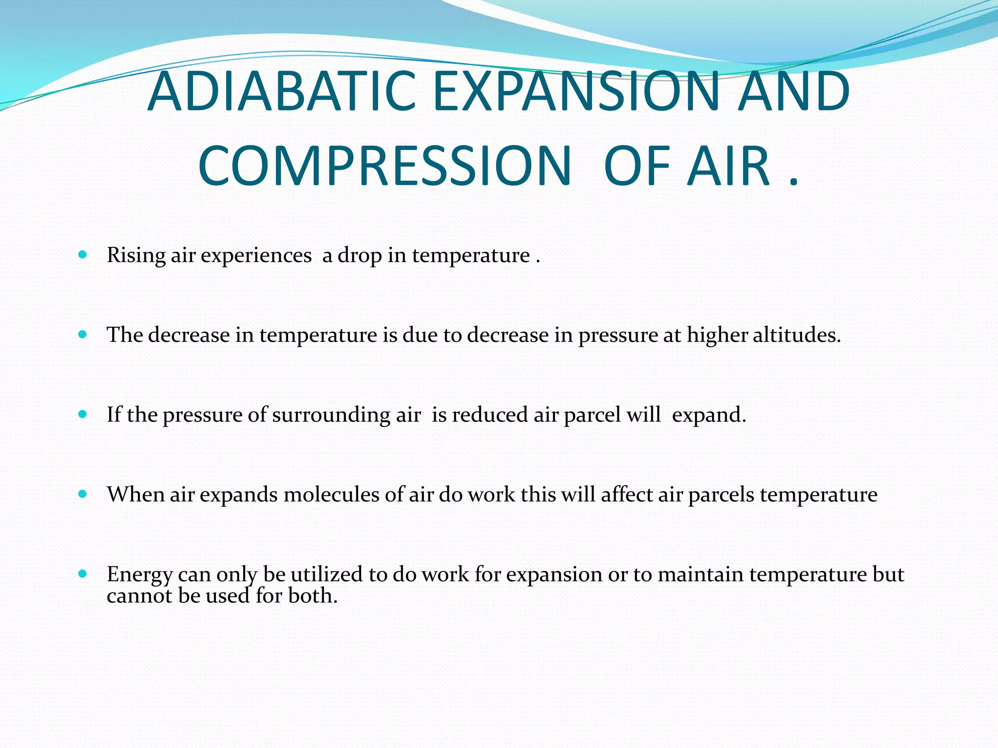 Adiabatic compresion and expansion of gases | PPTX