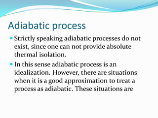 Adiabatic compresion and expansion of gases | PPTX